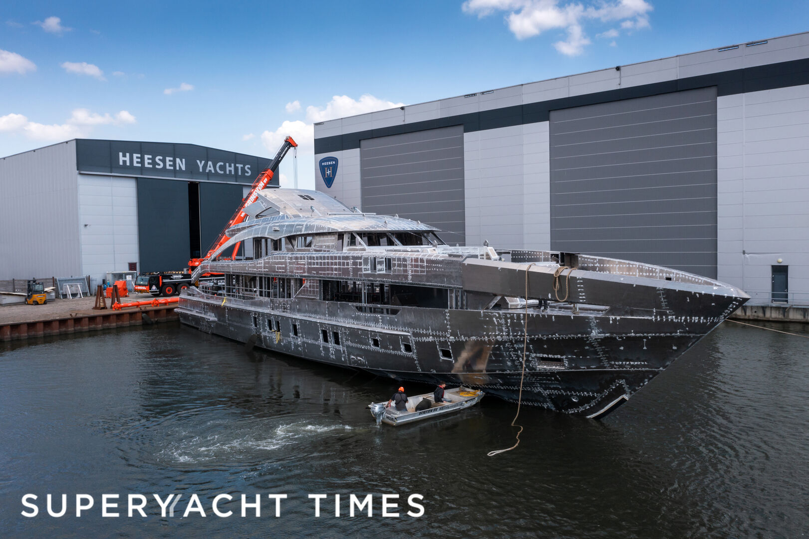 50m Heesen superyacht Project Jade hits construction milestone