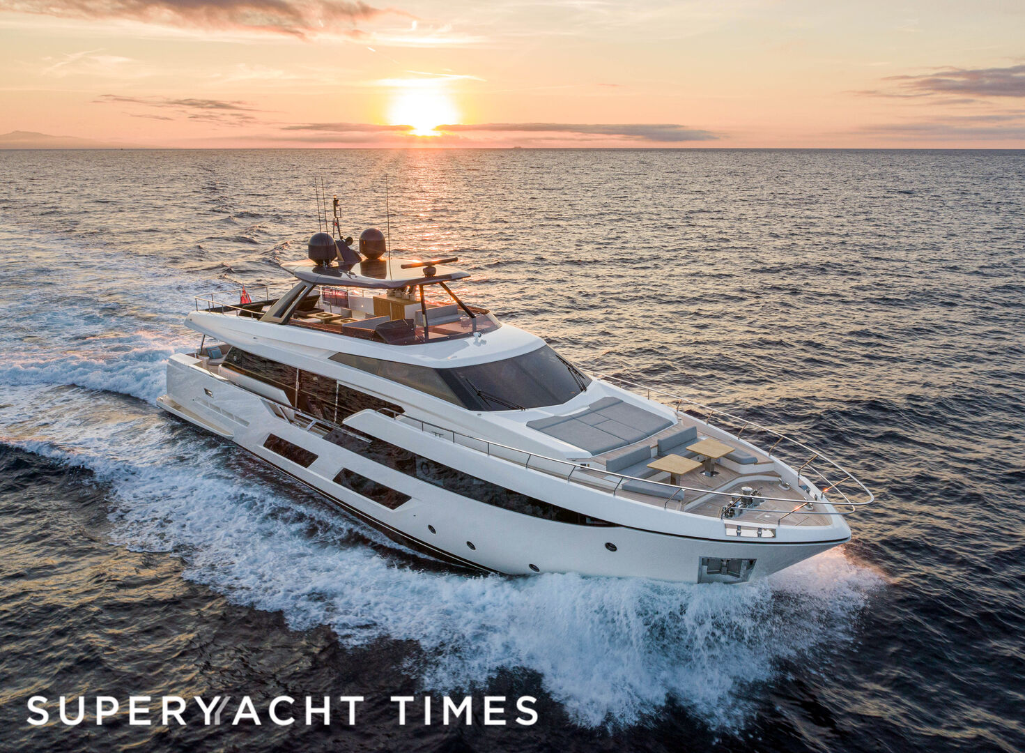 Ferretti’s 28m motor yacht L’Opera for sale for the first time