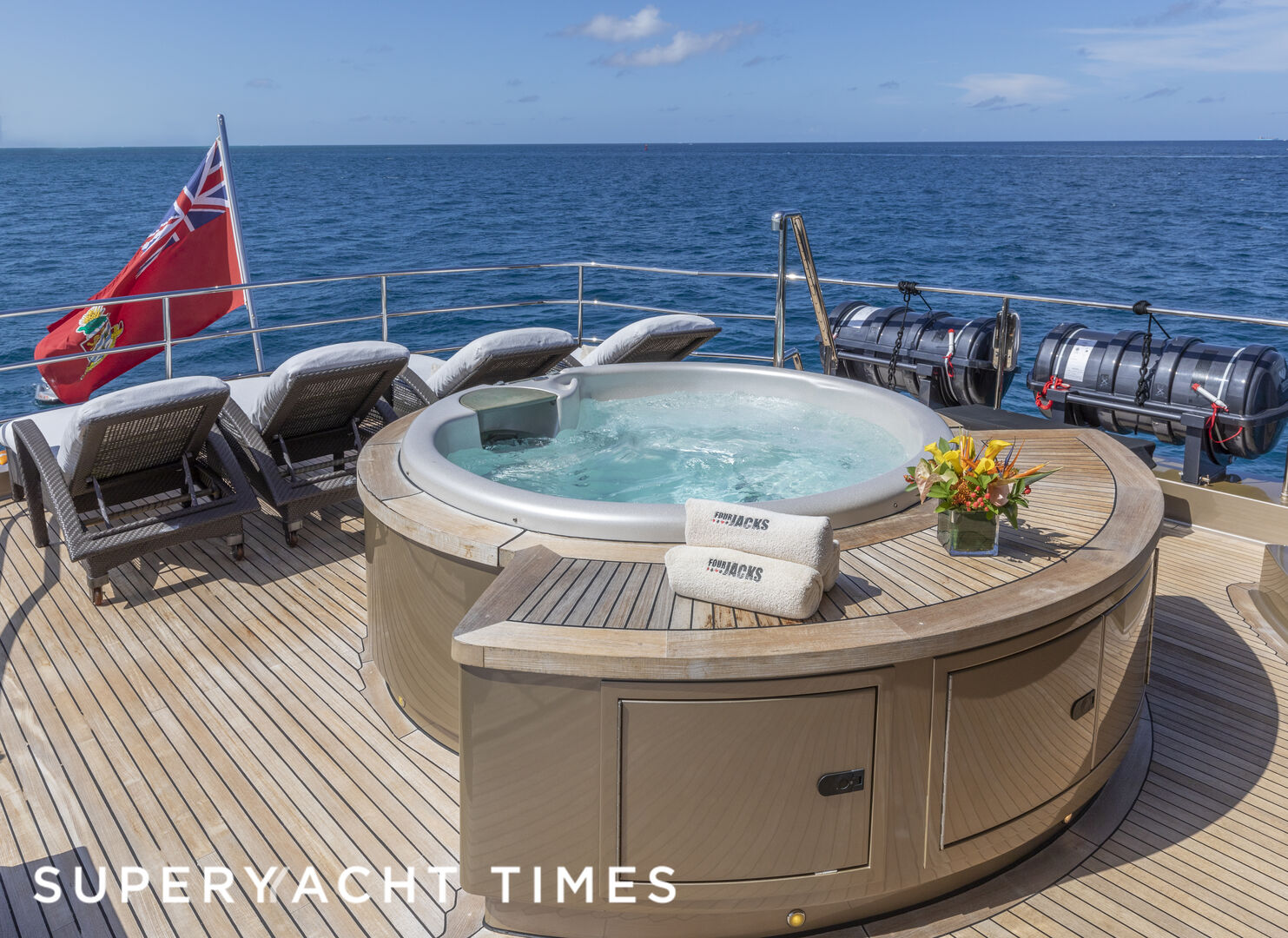 Palmer Johnson’s 46m motor yacht Four Jacks joins the market for the first time