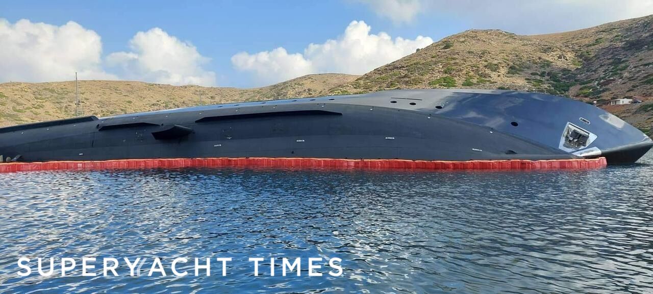 49m Aegean superyacht 007 sinks in Greece
