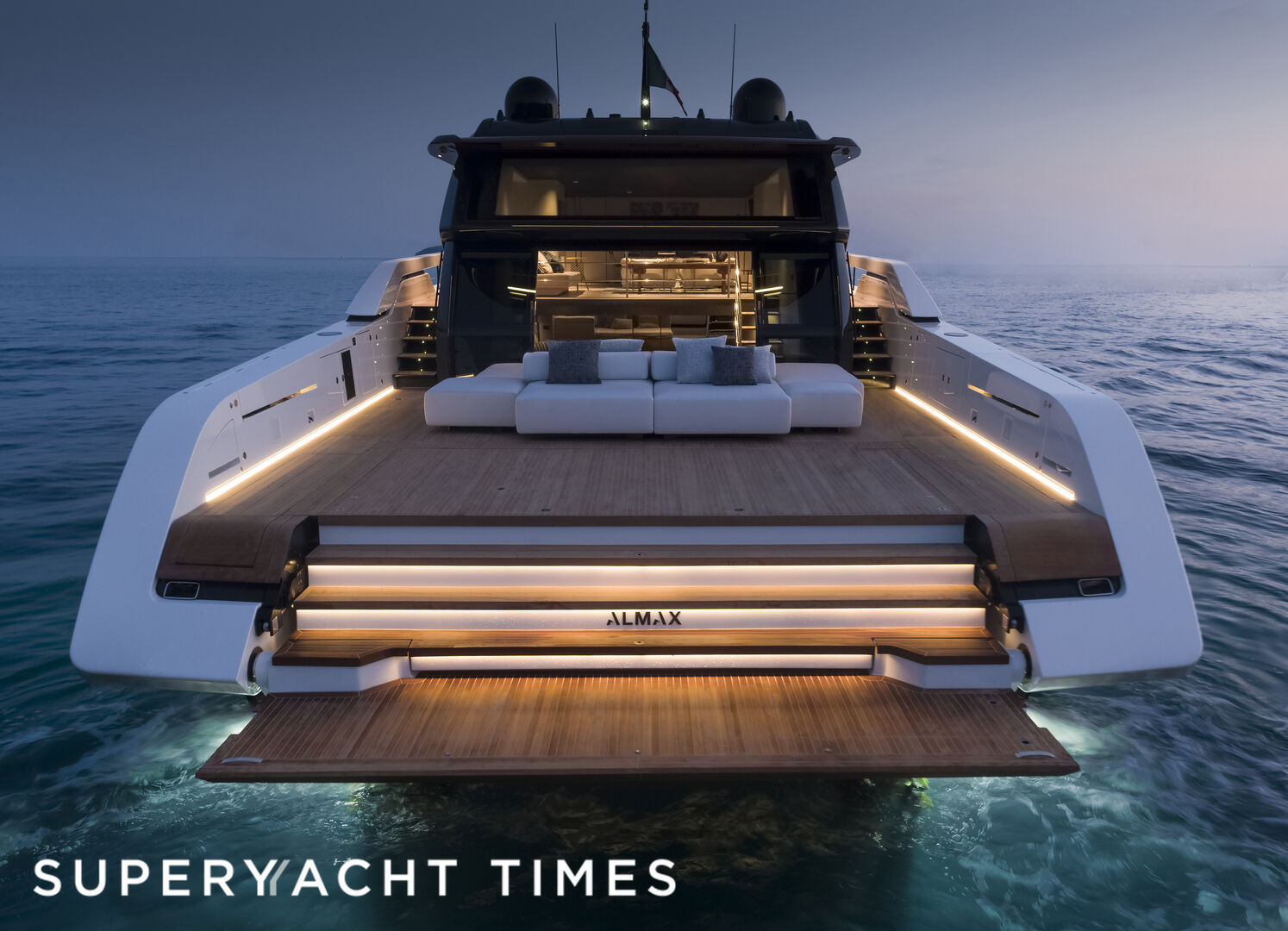 First look onboard Sanlorenzo’s pioneering coupé, the 33m SP110