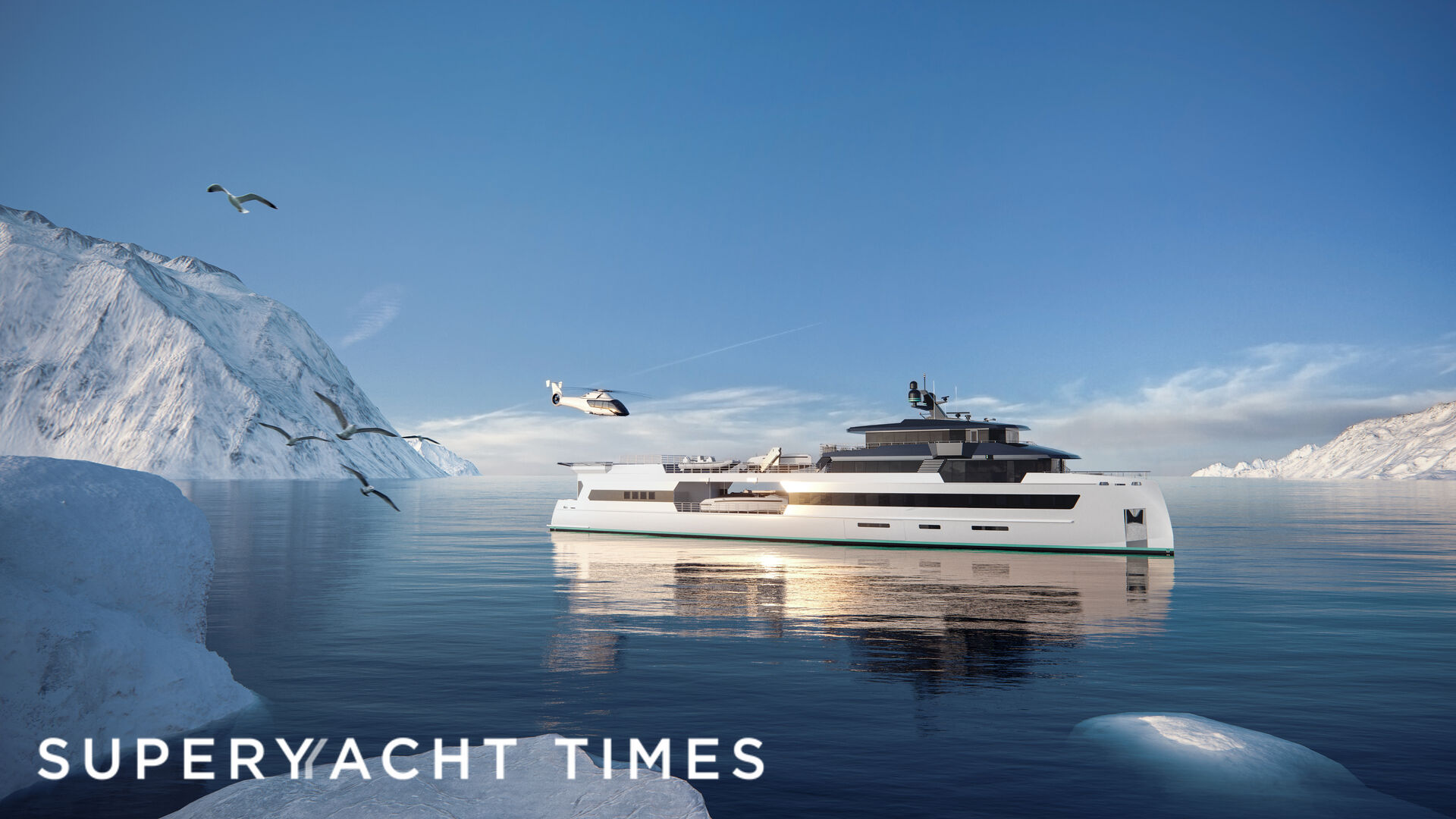 Unveiling 69m Shadowolf: ShadowCAT's first monohull support yacht concept