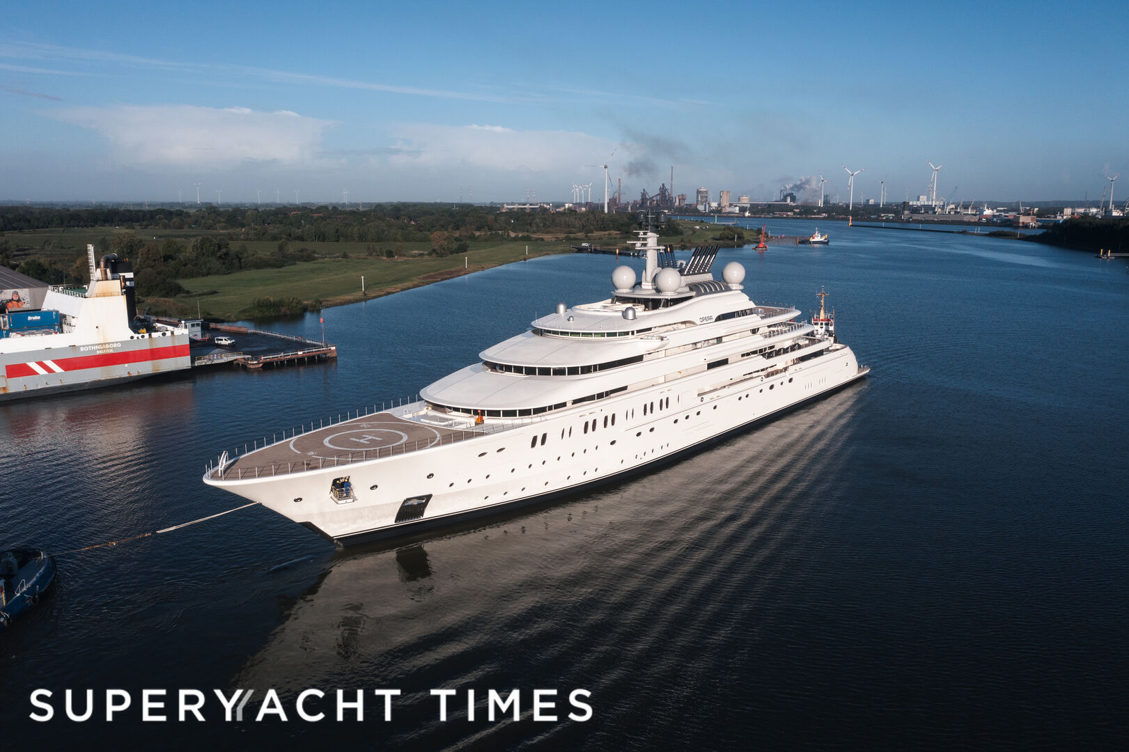 146m Lürssen superyacht Opera on sea trials