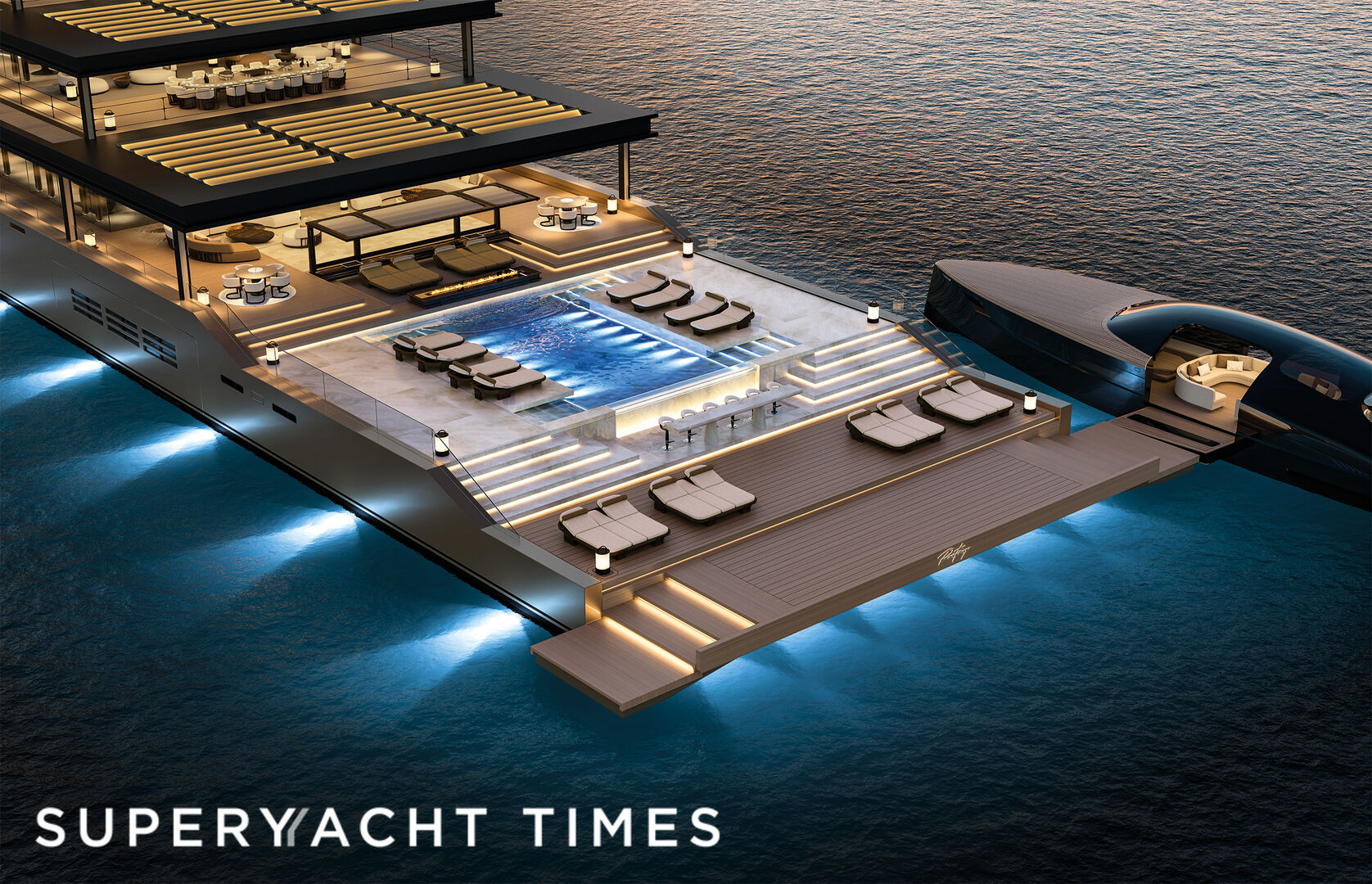 Sinot Yacht Architecture & Design presents 130m superyacht concept Poetry