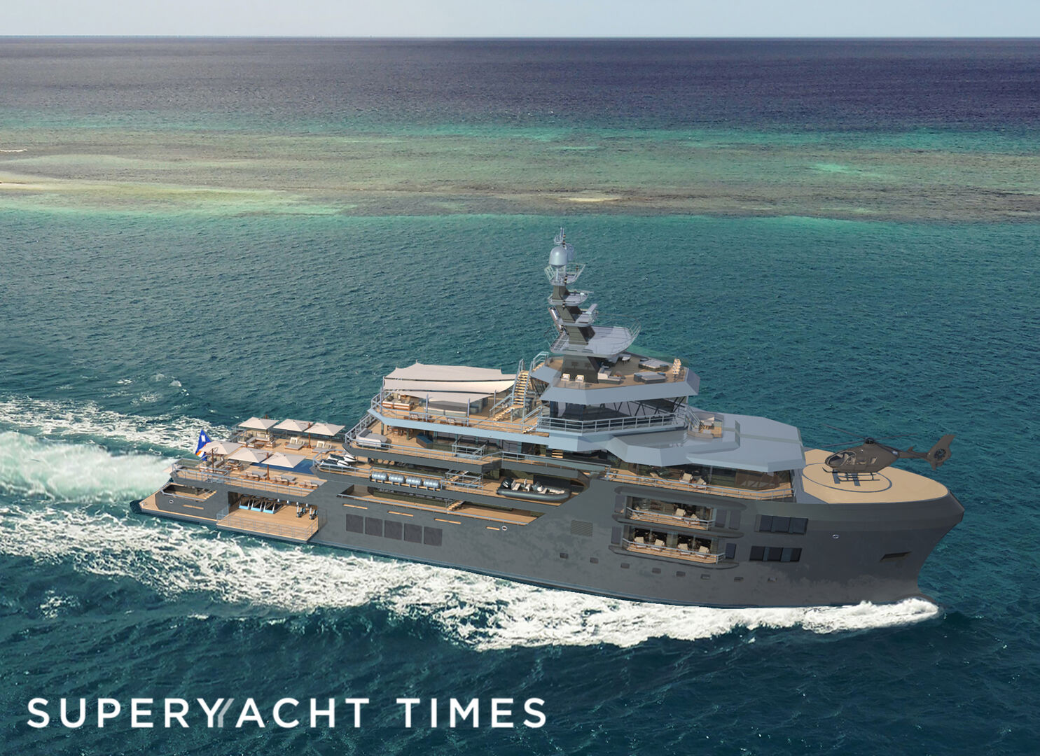 ICON Yachts unveils 70m conversion superyacht Project Ufo