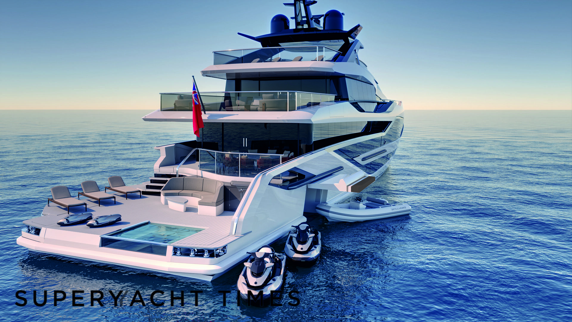 Introducing the 42m Sunseeker Ocean 460 superyacht