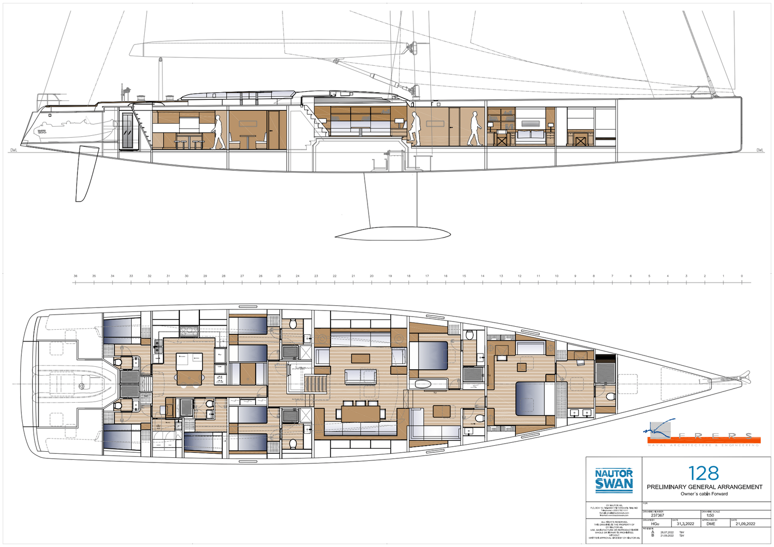 Nautor Swan introduces Swan 128 superyacht
