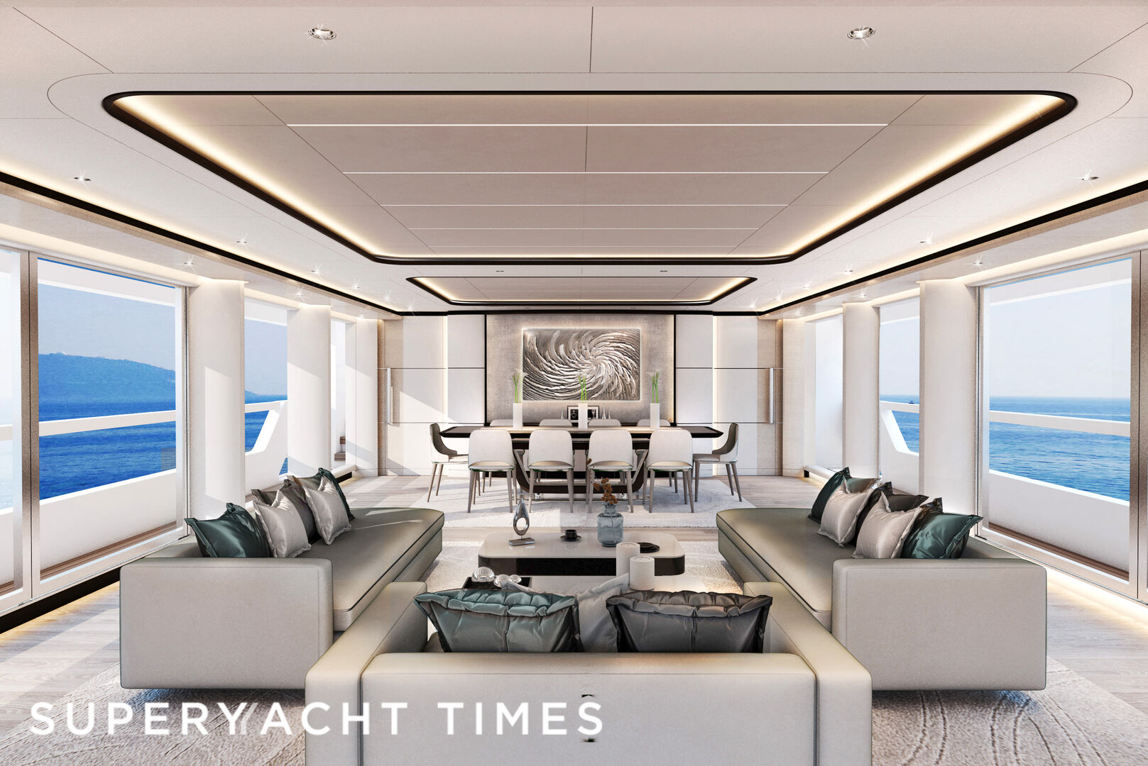 36m Ocean King Ducale 120 undergoes technical launch in Italy