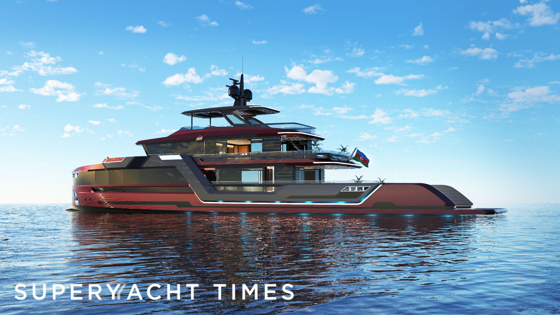 Caspian Star: 45m superyacht concept from Abbasli Design