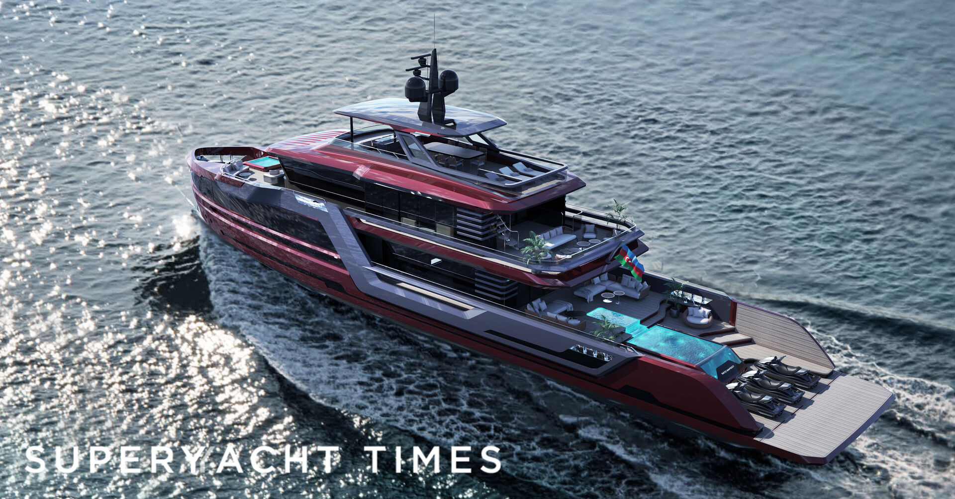 Caspian Star: 45m superyacht concept from Abbasli Design