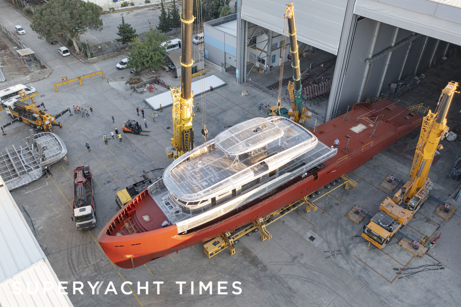 Construction update: Alia Yachts 53m Alia Sea Club superyacht