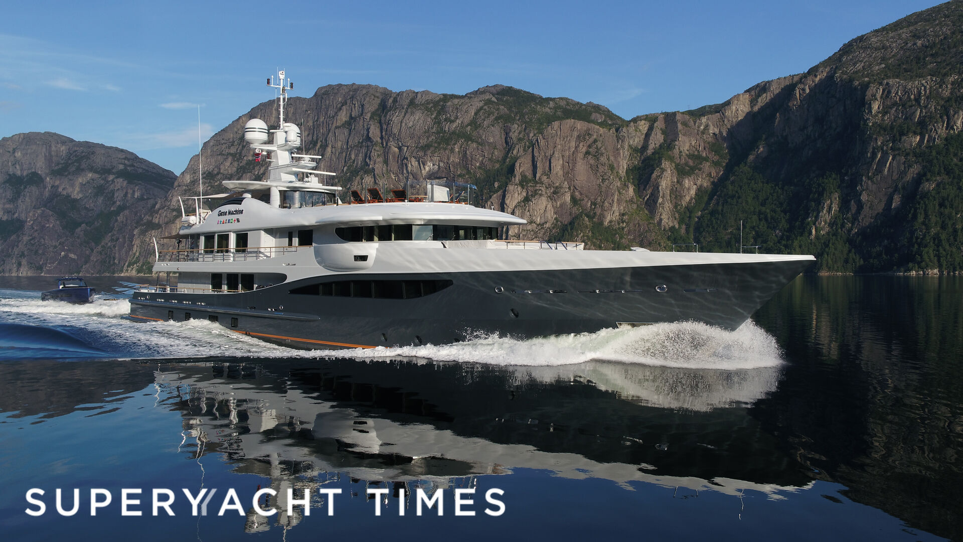 55m Gene Chaser support yacht joins Amels Gene Machine mothership