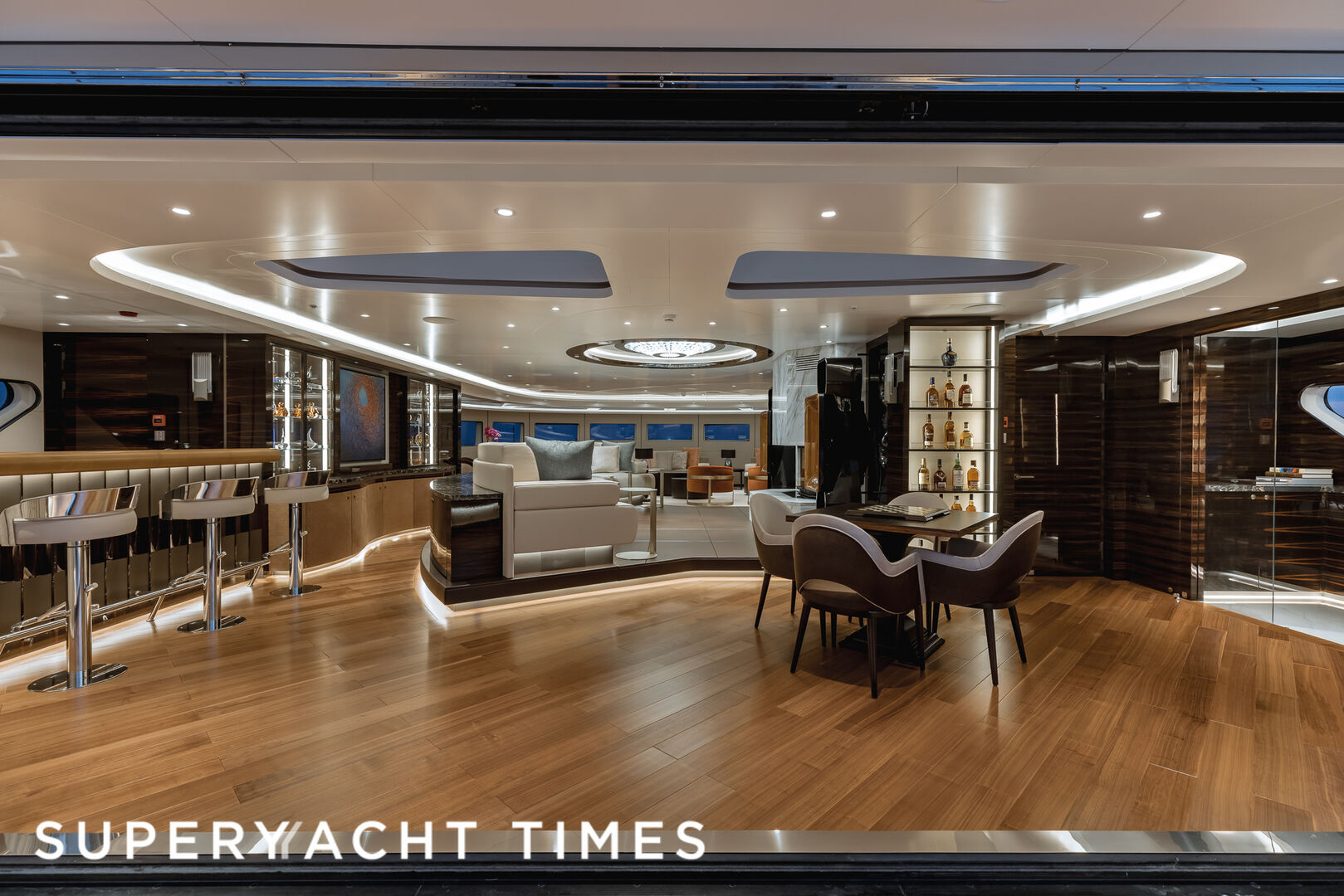 A closer look at the extraordinary wine cellars onboard yachts