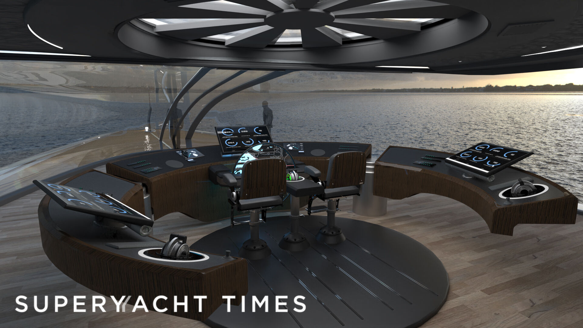 Cantharus: The 69m futuristic superyacht concept with an underwater lounge