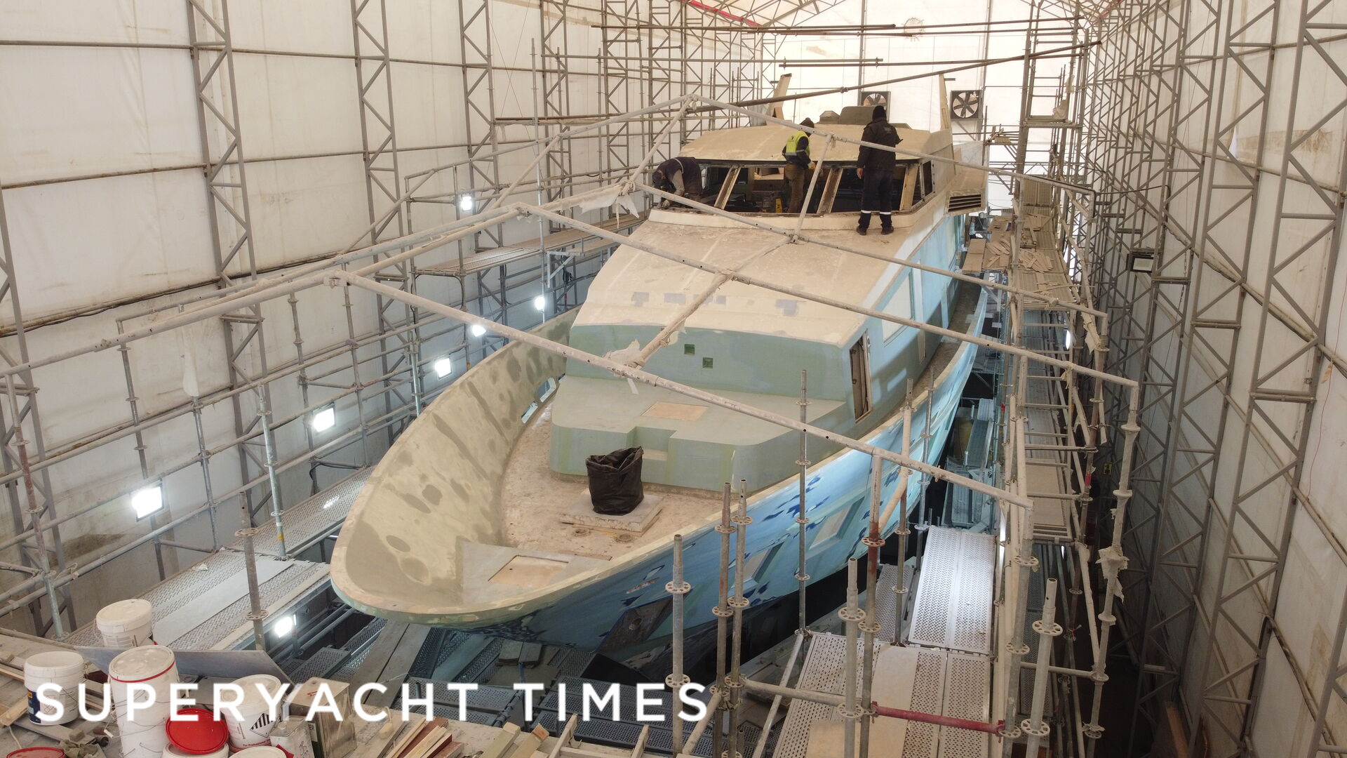 Refit update: 29m Heesen motor yacht Newal receives 4m extension