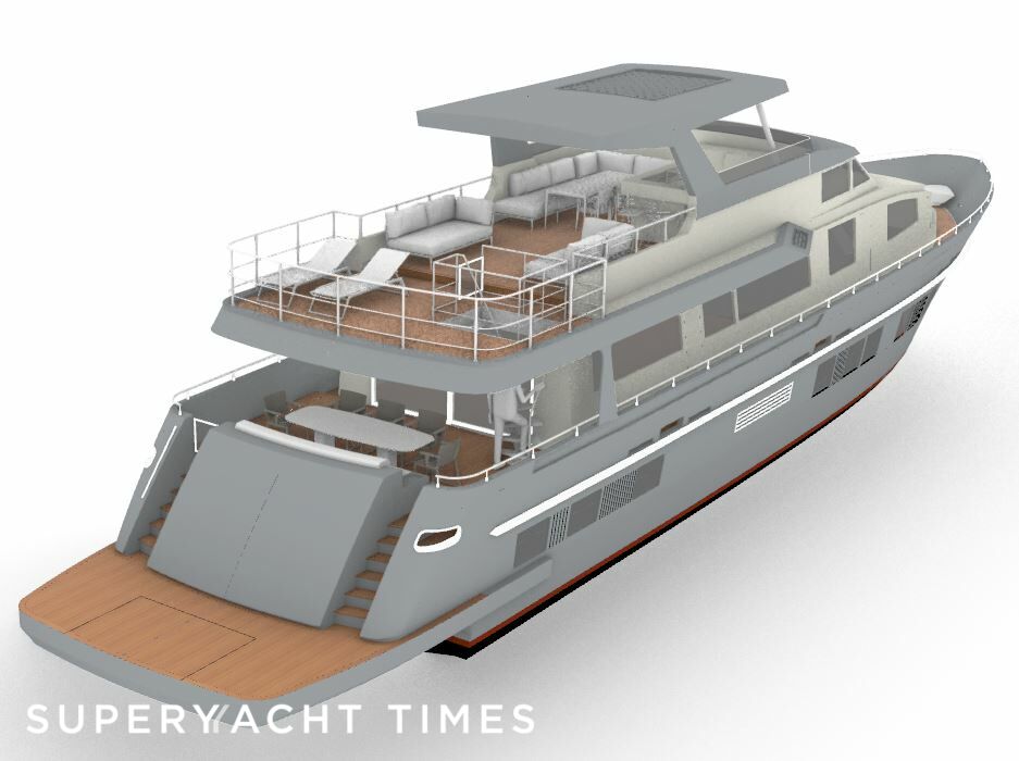 Refit update: 29m Heesen motor yacht Newal receives 4m extension