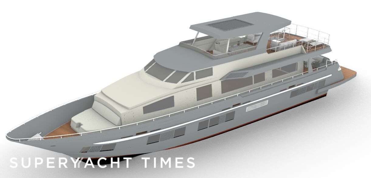 Refit update: 29m Heesen motor yacht Newal receives 4m extension