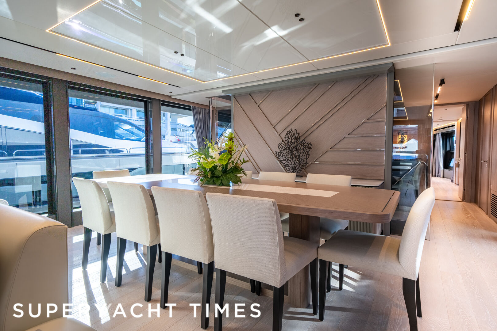 Ikal: A first look at the interiors of the 30m Sunseeker 100 yacht