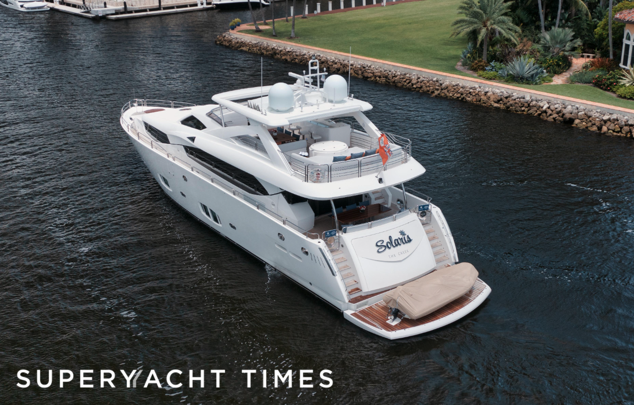 29m Sunseeker motor yacht Solaris sold