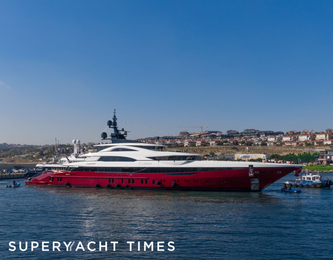 Watch: Bilgin 80m superyacht Leona has been launched