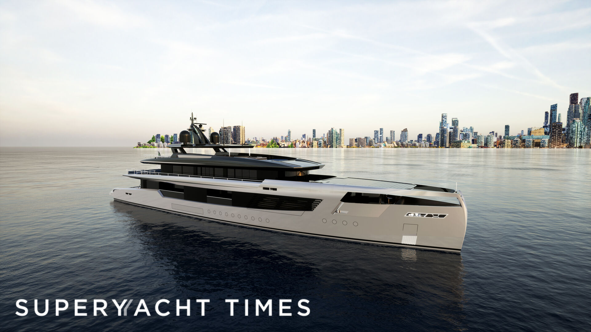 Geneseas: The 55m superyacht concept with a unique wheelhouse design