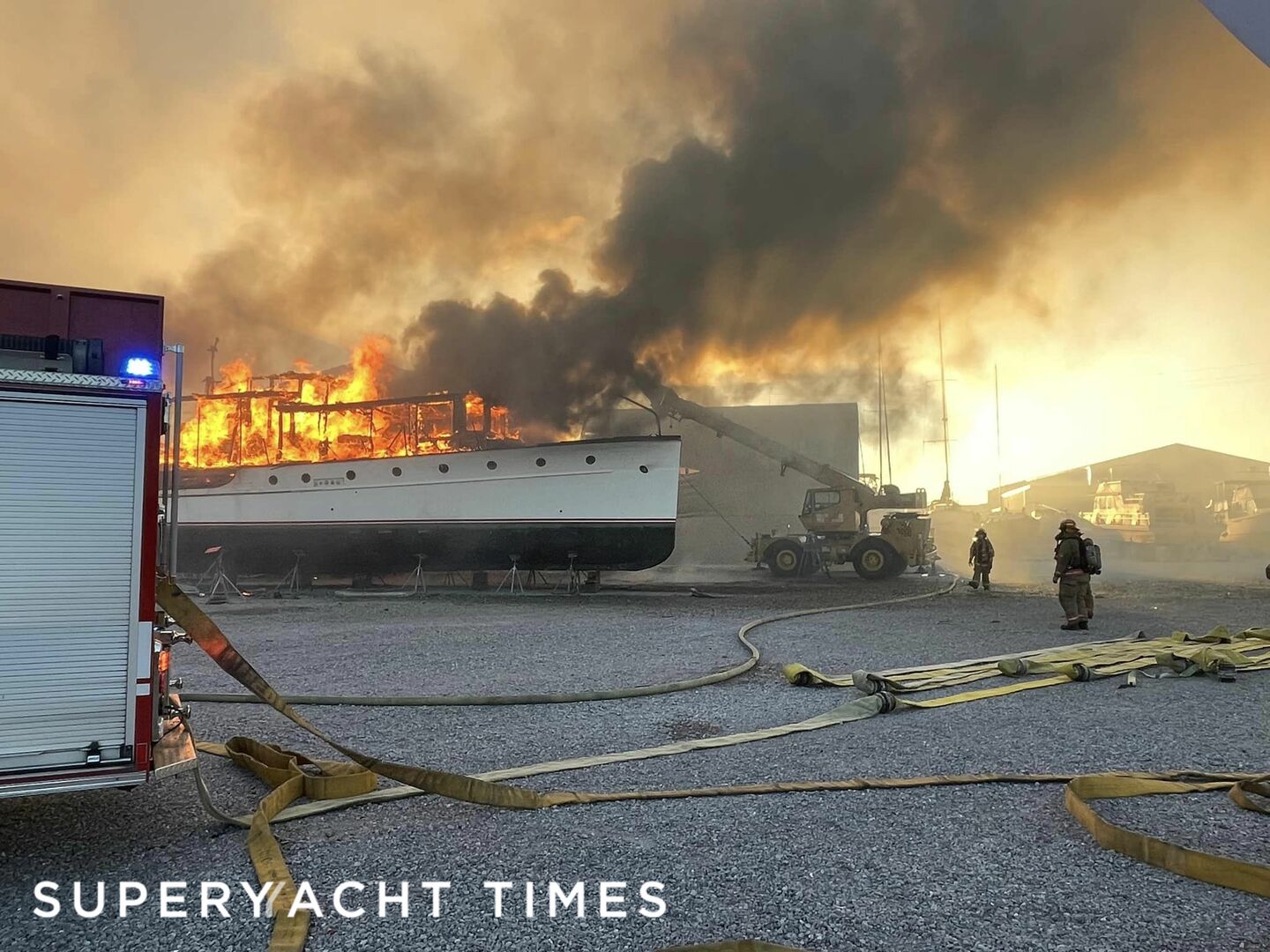 Fire at Seabrook Harbor & Marine, New Orleans destroys five boats