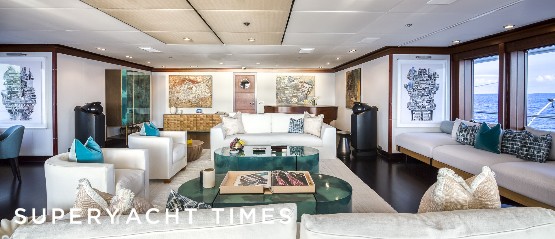 Onboard the 86m superyacht B2 for sale following her €4 million ...