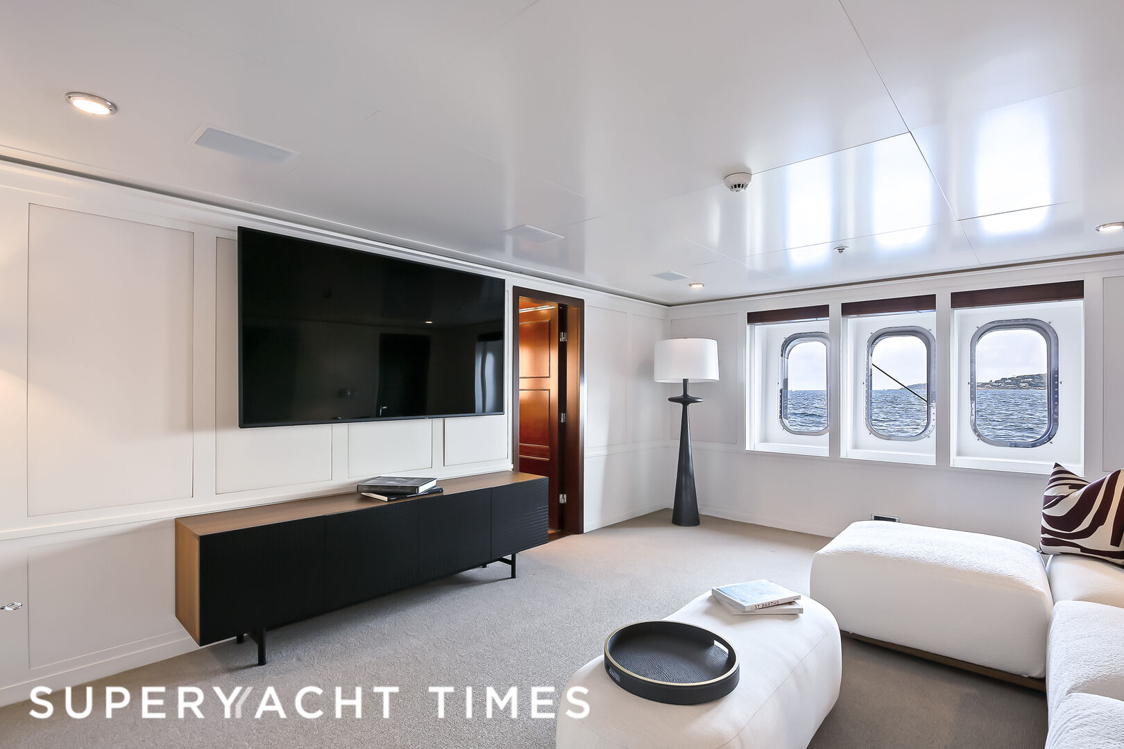 Onboard the 86m superyacht B2 for sale following her €4 million ...