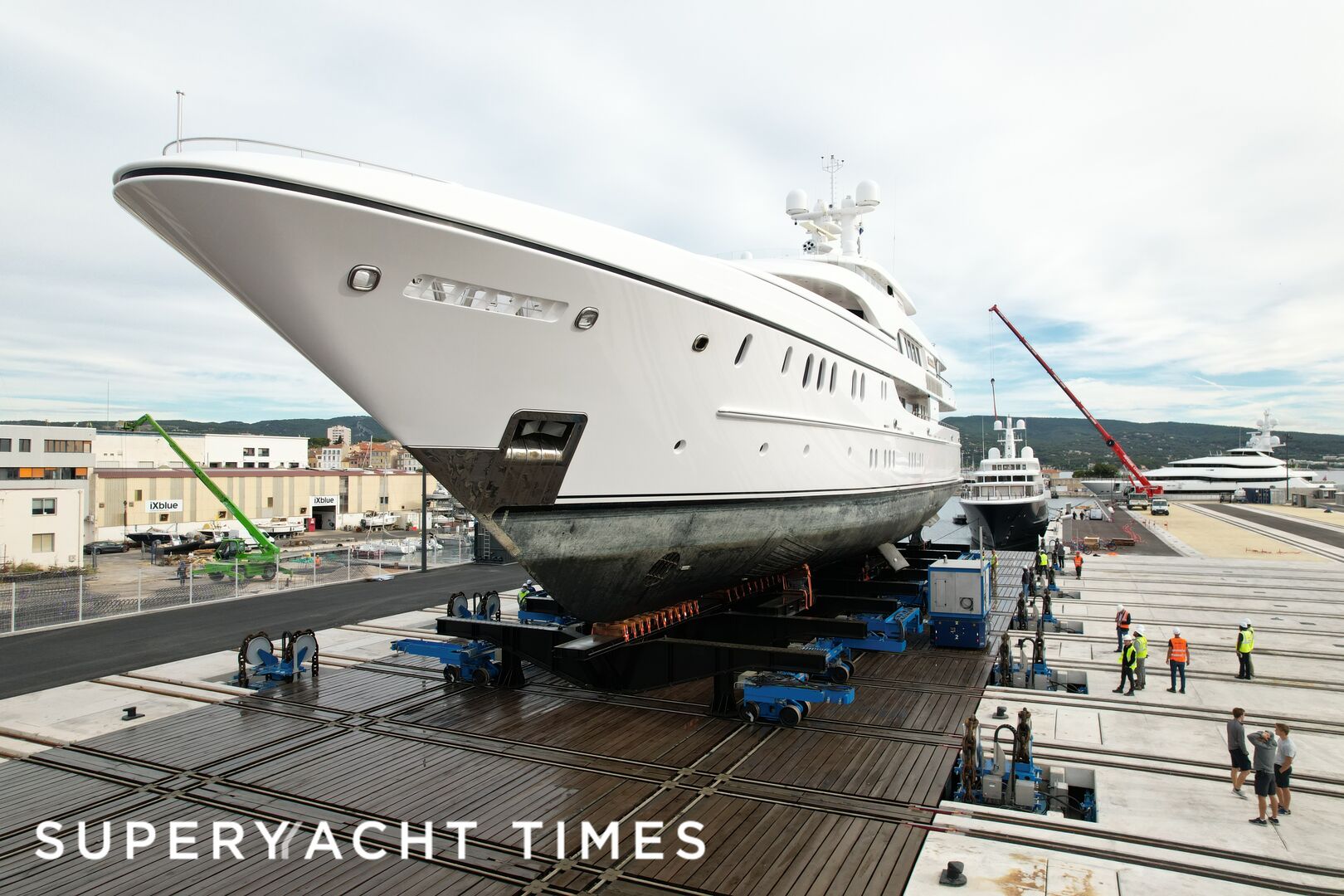 MB92 La Ciotat inaugurates its 4,300-tonne shiplift, Atlas