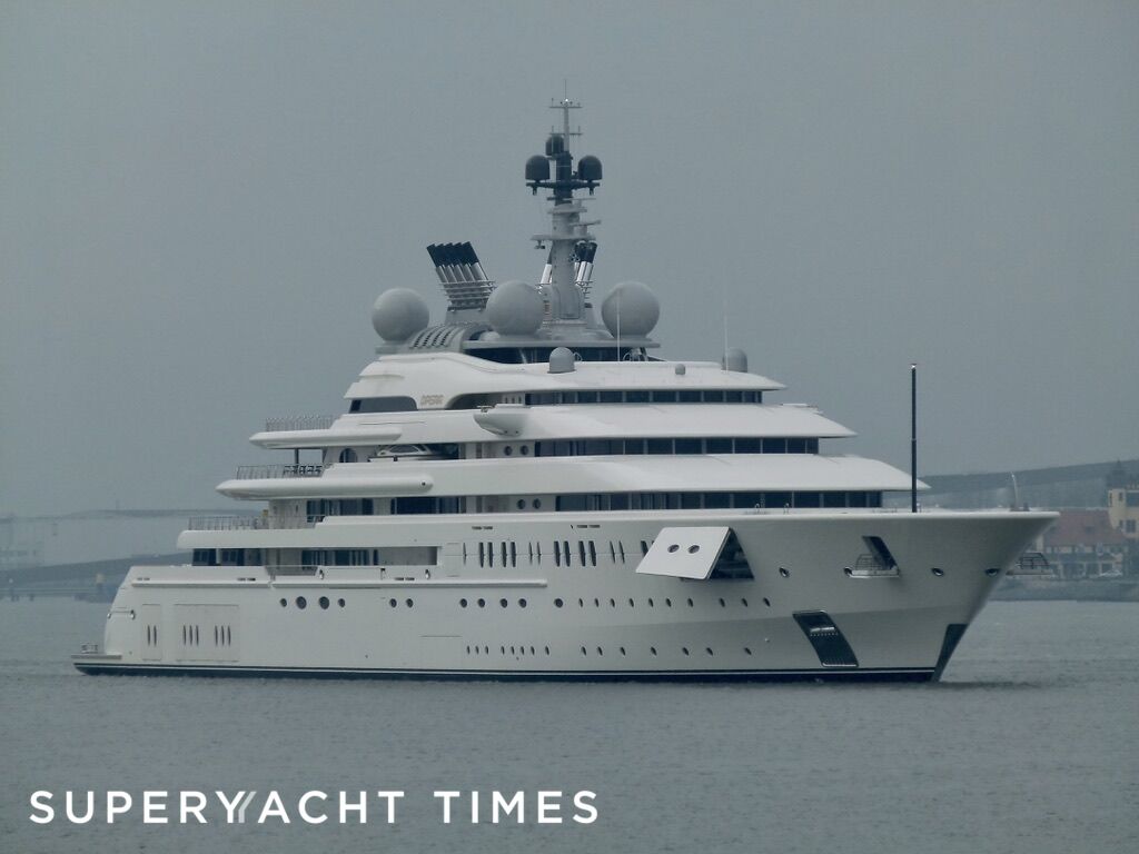 146m Lürssen superyacht Opera on sea trials