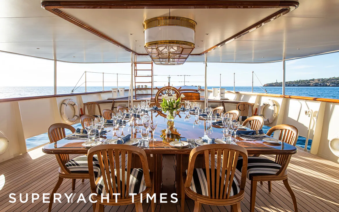 Onboard the 59m superyacht Marala following her two-year restoration