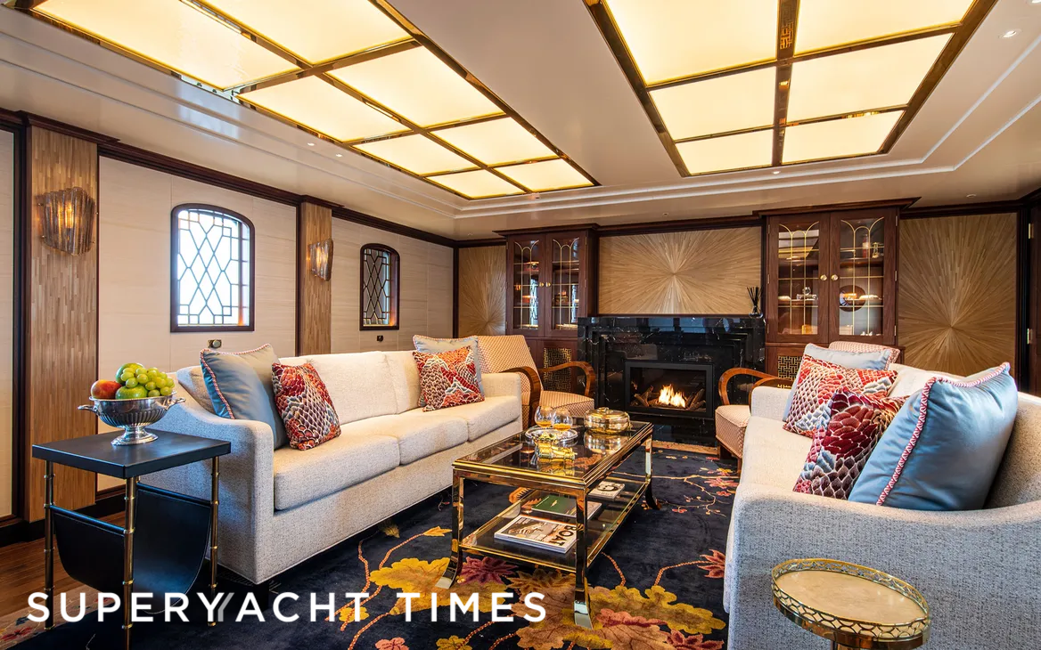 Onboard the 59m superyacht Marala following her two-year restoration