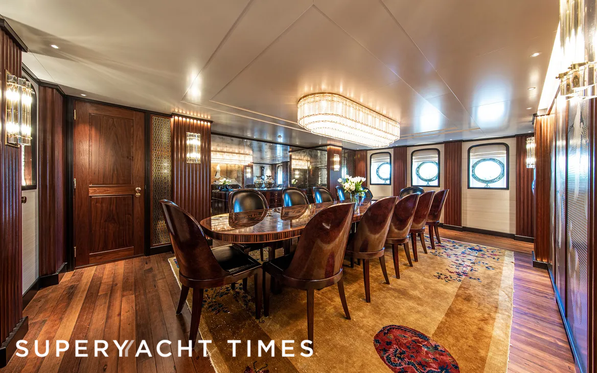 Onboard the 59m superyacht Marala following her two-year restoration