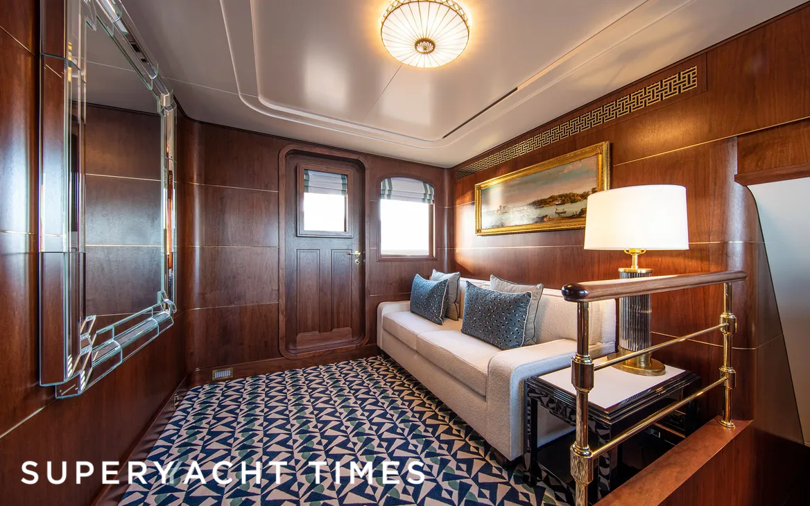 Onboard the 59m superyacht Marala following her two-year restoration