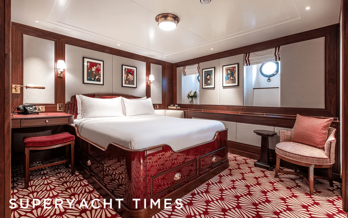 Onboard the 59m superyacht Marala following her two-year restoration
