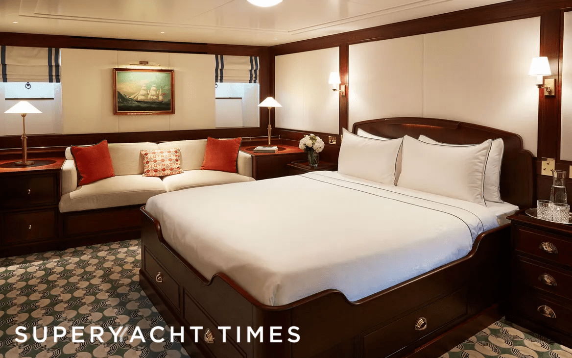 Onboard the 59m superyacht Marala following her two-year restoration