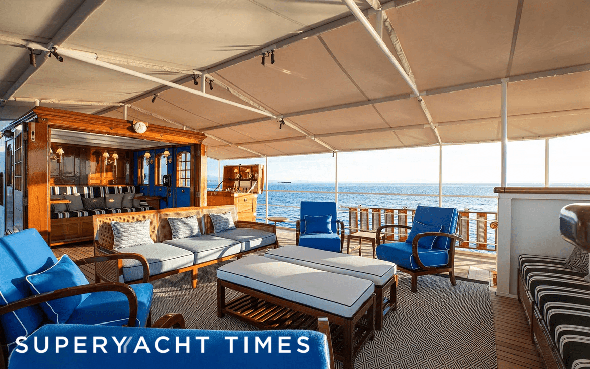 Onboard the 59m superyacht Marala following her two-year restoration
