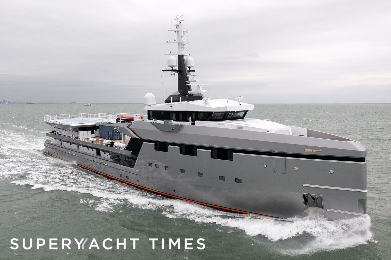 In pictures: 75m Damen Yachting yacht support Wingman on sea trials