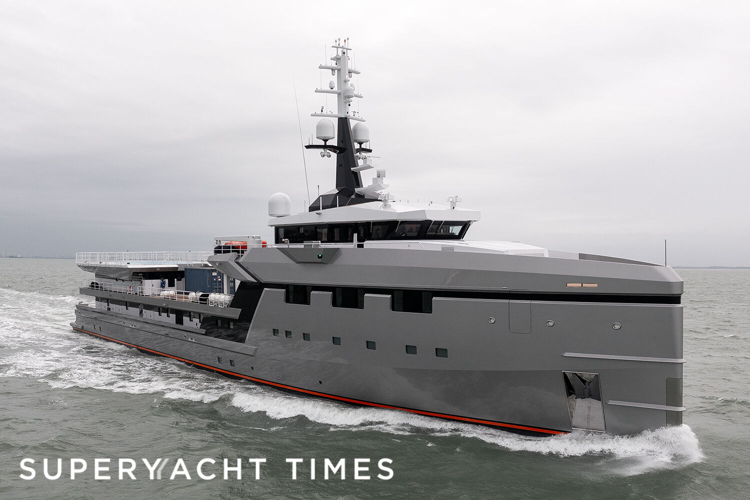 In pictures: 75m Damen Yachting yacht support Wingman on sea trials