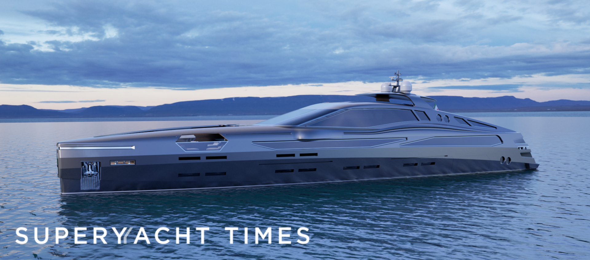 Introducing Bullet: The 71m electro-diesel superyacht concept from Dynaship Yacht Design