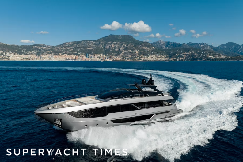 In-build 30m Riva 102 Corsaro Super motor yacht sold