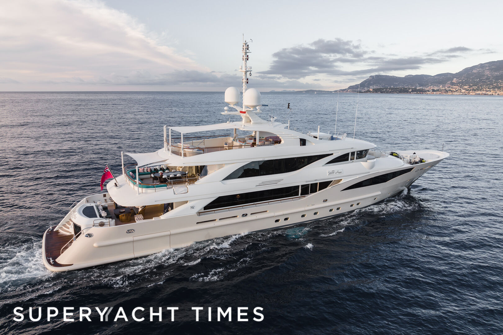 50m ISA superyacht Belle Anna enters the market for the first time