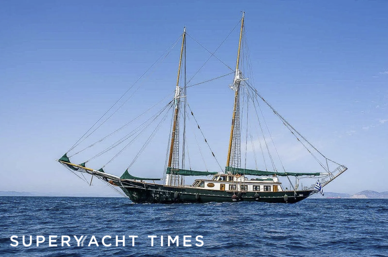 35m Greek schooner Arktos for sale