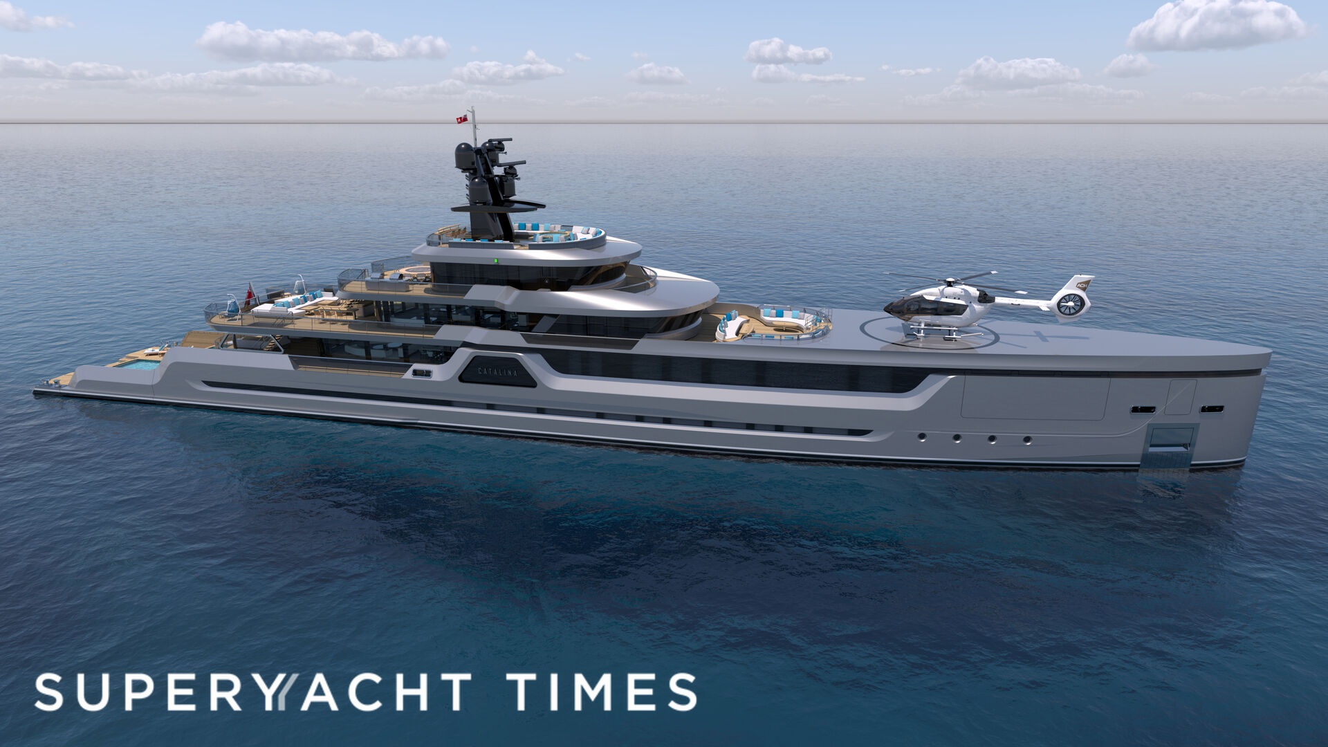 Rodriguez Design unveils new 84m superyacht concept Catalina