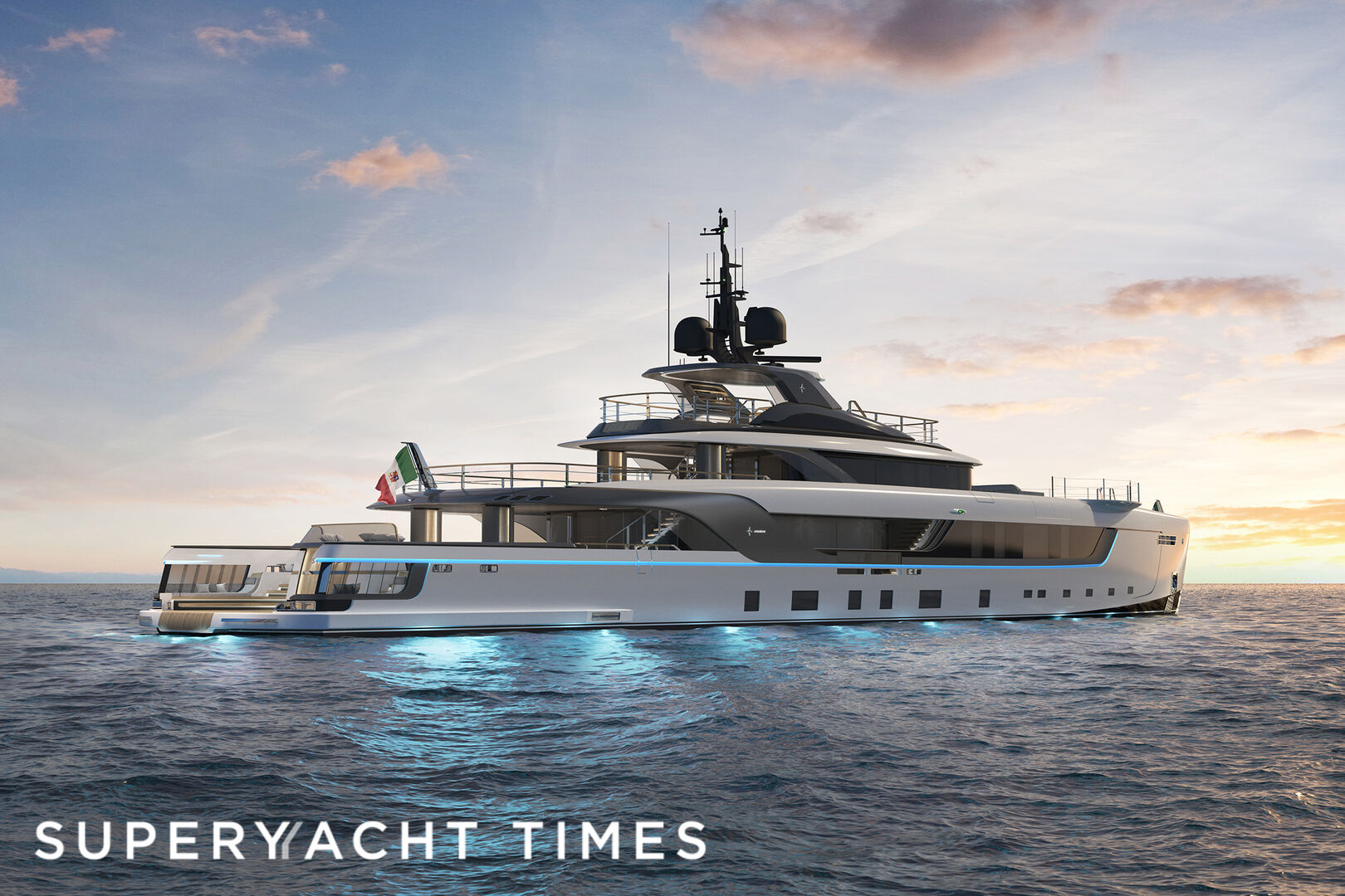 In-build 55m Admiral superyacht Silver Star for sale in final stages of ...