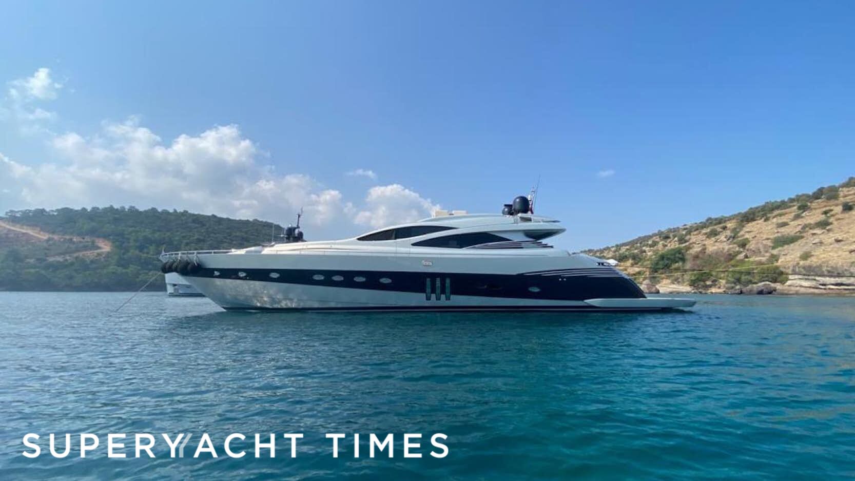 27m high-performance Pershing yacht Alyssa 1 for sale