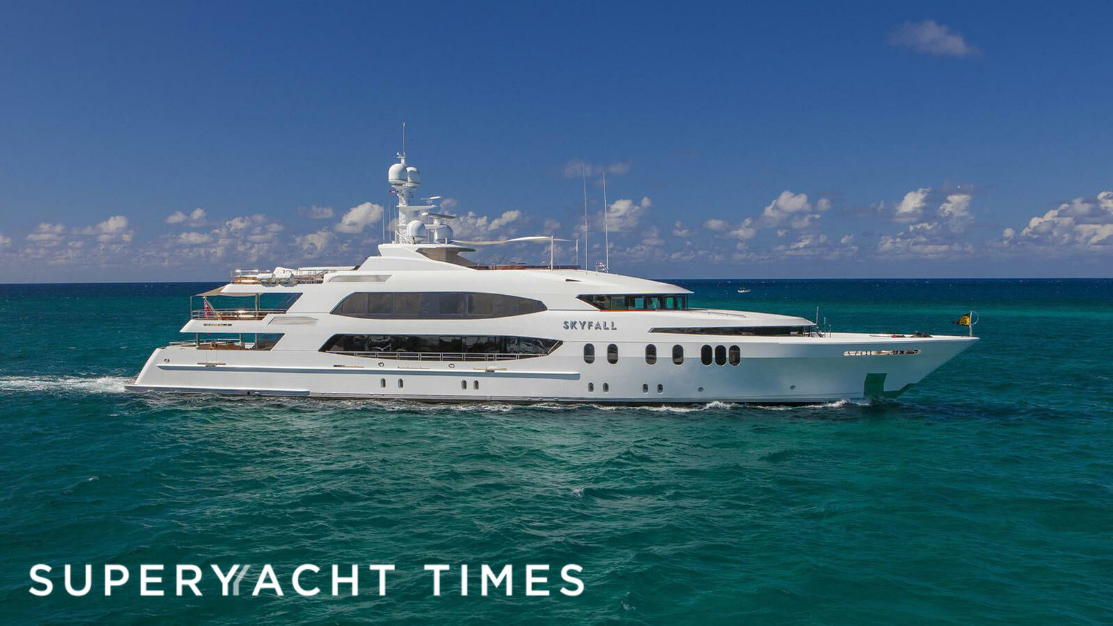 The 58m Trinity superyacht Skyfall sold