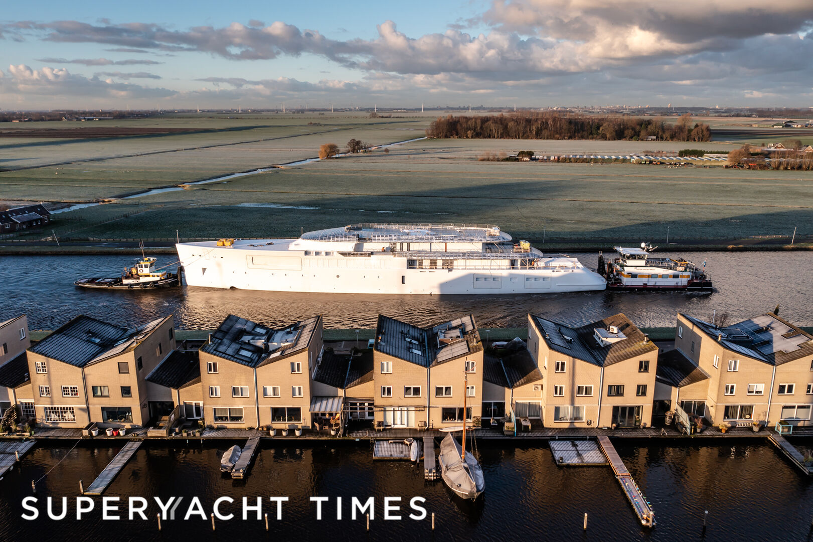 In pictures: 83m Feadship superyacht Project 712 launch and transportation