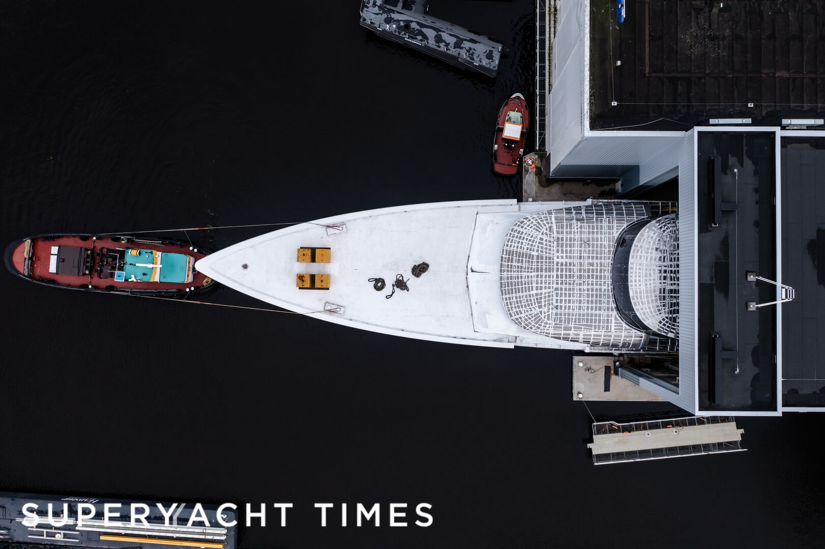In pictures: 83m Feadship superyacht Project 712 launch and transportation