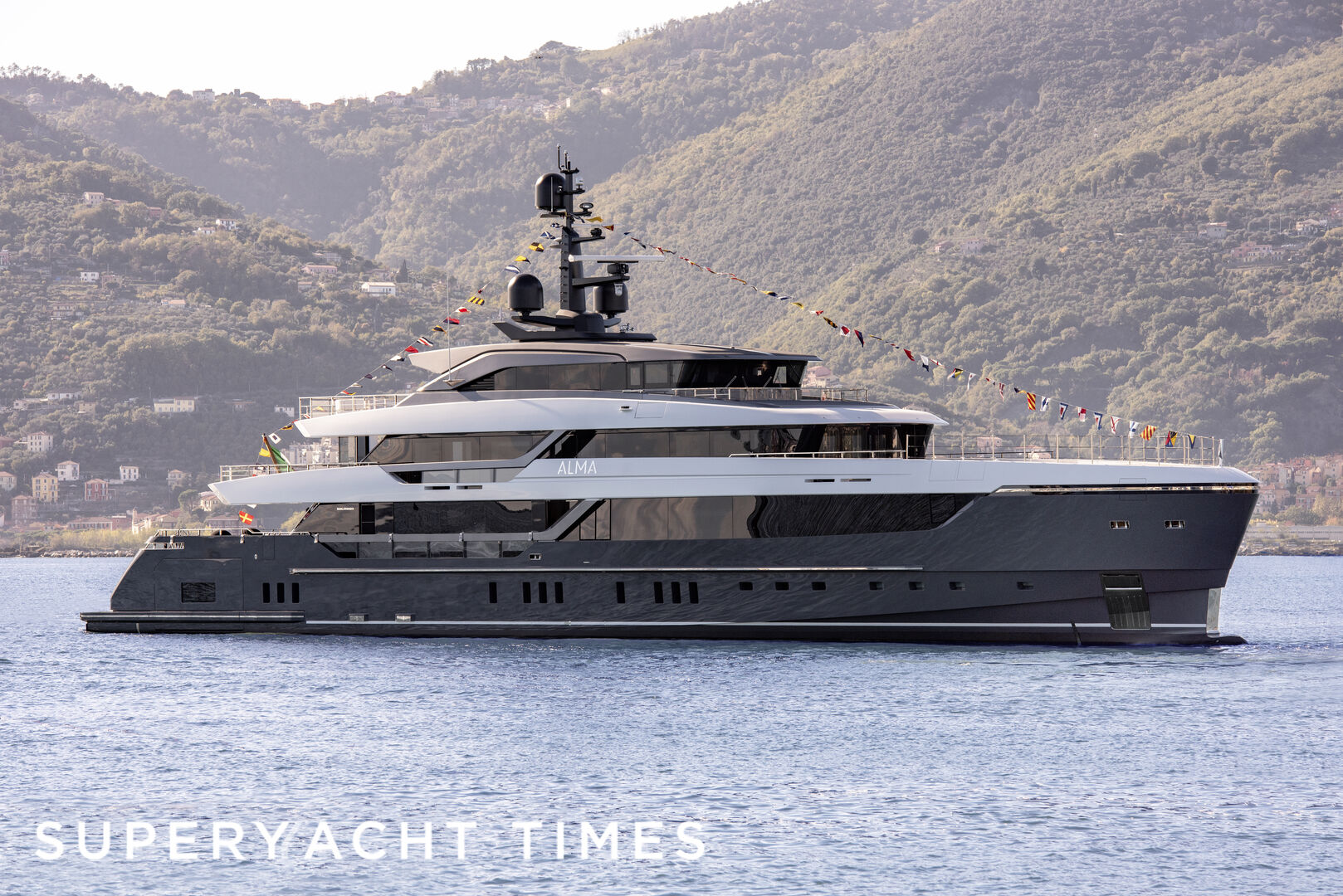 Alma: First 57m Sanlorenzo 57 Steel superyacht launched